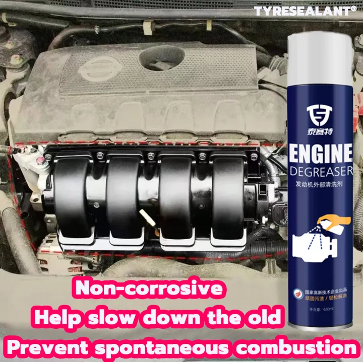 [650ml Maintenance + Cleaning For Motorcycle/Bike]TYRESEALANT Engine ...