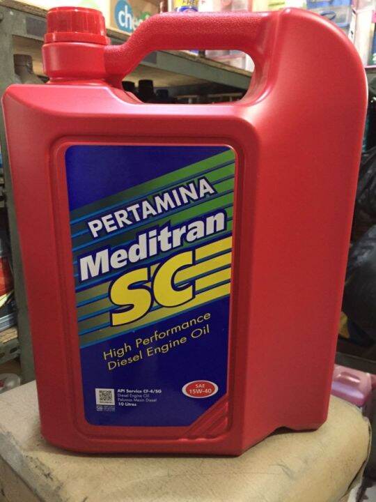 Meditran SC 15W-40 Galon 10 liter ASLI DAN MURAH!! | Lazada Indonesia