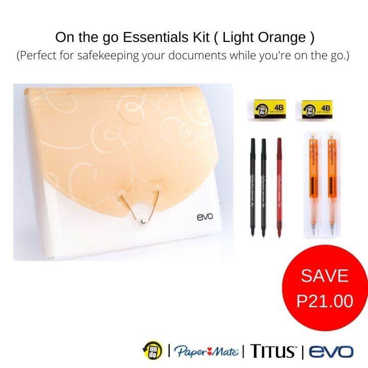 Evo On-the-go Essentials Kit ( Expanding File A4 Bundle) - for only ...