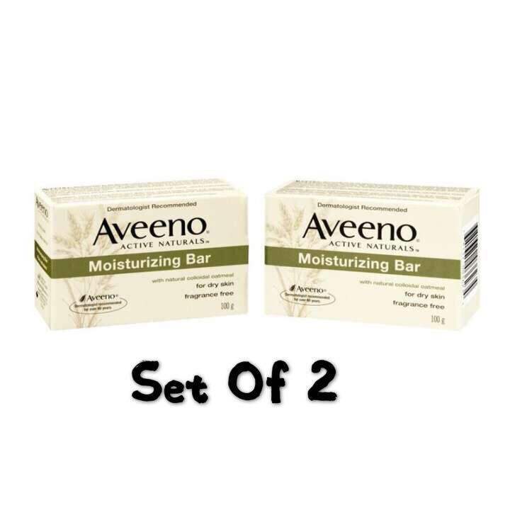 ( Set Of 2 ) Aveeno Moisturizing Soap - 3.5oz 100g | Lazada PH