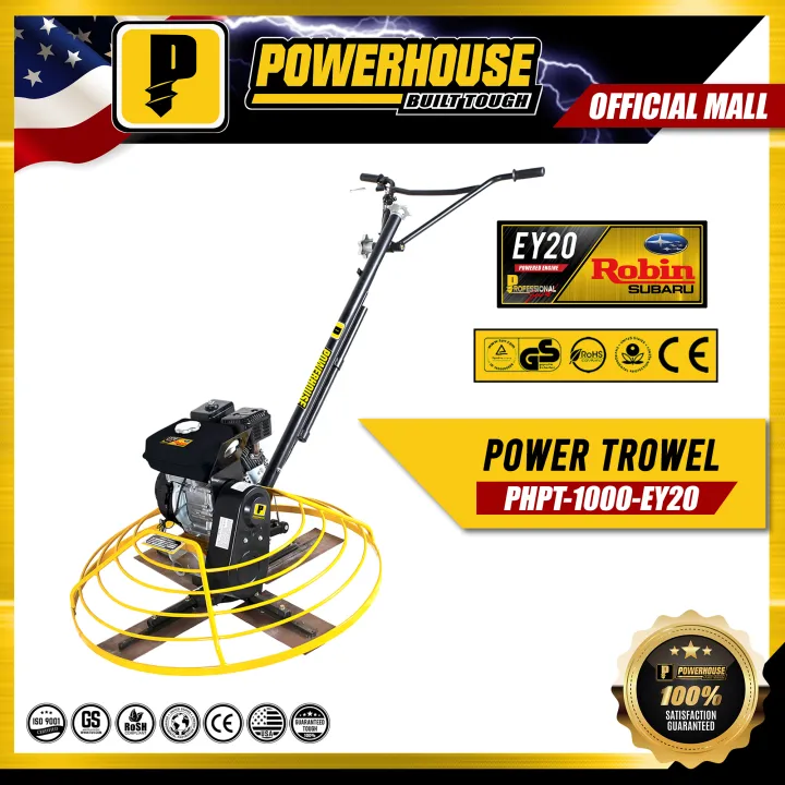 POWERHOUSE Industrial Power Trowel 5HP 36" Blade with ORIGINAL ROBIN ...