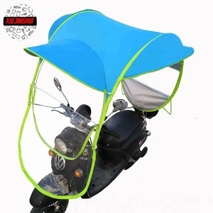 Simple Motorcycle Canopy Motorbike Roof Motor Bicycle Sun Visor Shade ...