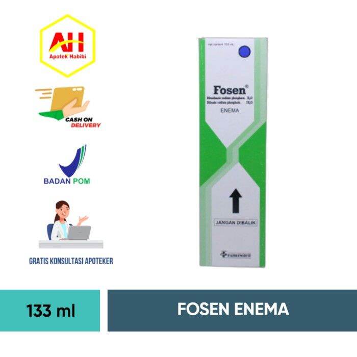 FOSEN POSEN FOCEN POCEN VOSEN VOCEN SIRUP ENEMA 133 ML | Lazada Indonesia