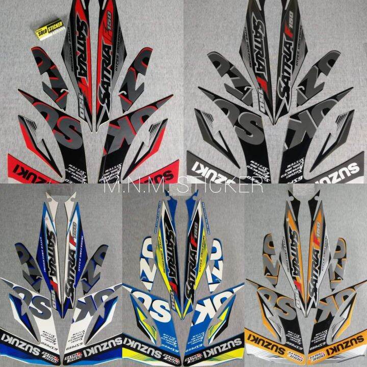 SUZUKI RAIDER 150 REBORN SATRIA DECALS/STICKER | Lazada PH
