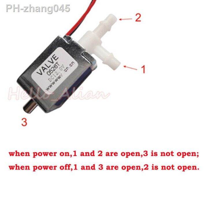 DC 6V/ 12V/ 24V Micro 2-position 3-way Electric Solenoid Valve Mini Gas ...