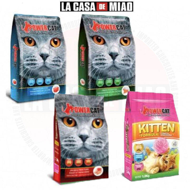 Powercat Original Packaging Cat Dry Food | Fresh Ocean Fish 1.4kg ...