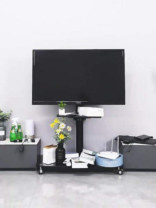 Household Punch-Free Computer Monitor Storage Rack TV Screen Metal cket ...