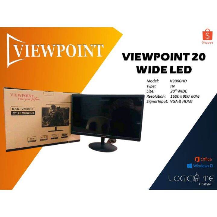 Viewpoint Goma 18.5 19202224 Inch WIDE LED Monitor | Lazada PH