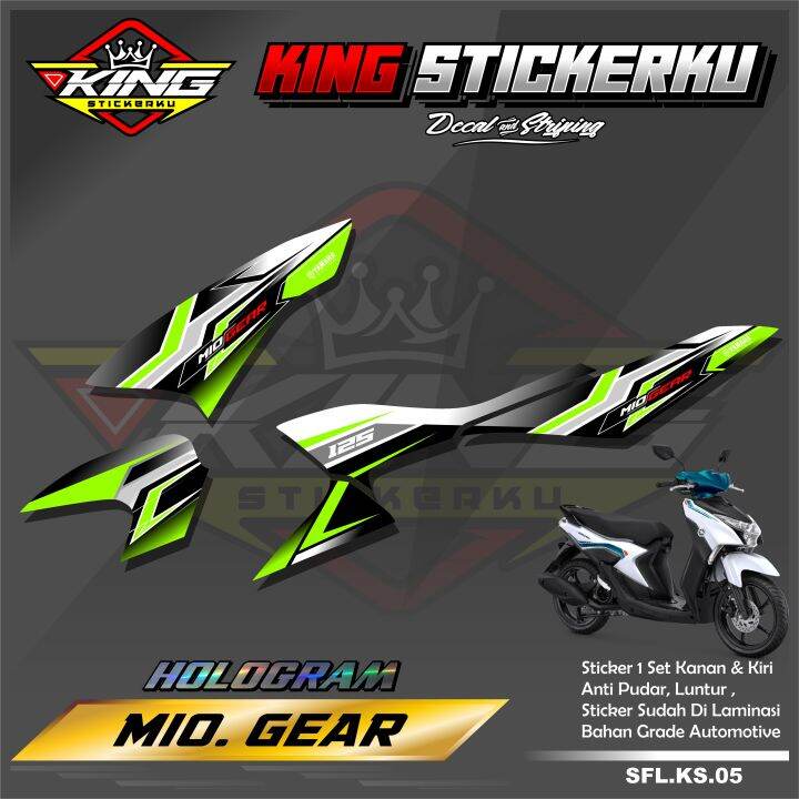 Sticker StripingLis Variasi Mio Gear - Stiker Striping Aksesoris Motor ...