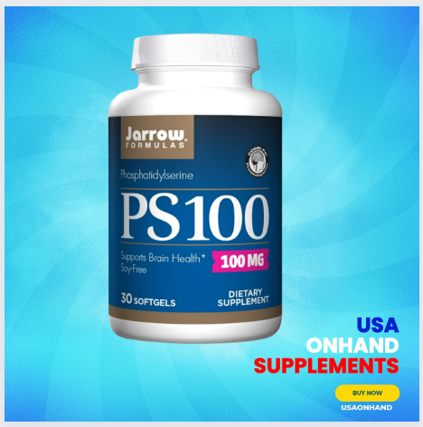 USAOnhand| Jarrow, PS 100, Phosphatidylserine, 100 mg, 30 Softgels ...