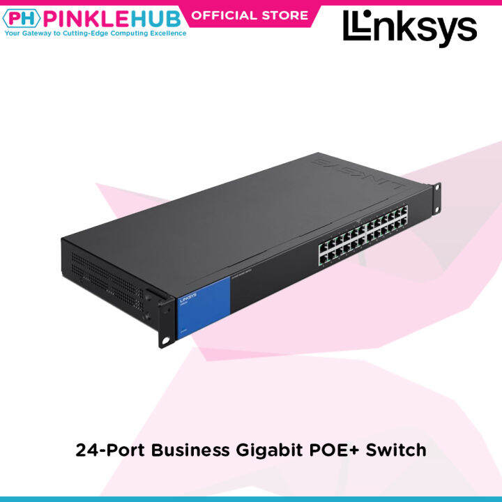 PinkleHub | Linksys 24-Port Business Gigabit Switch, Easy plug & play ...