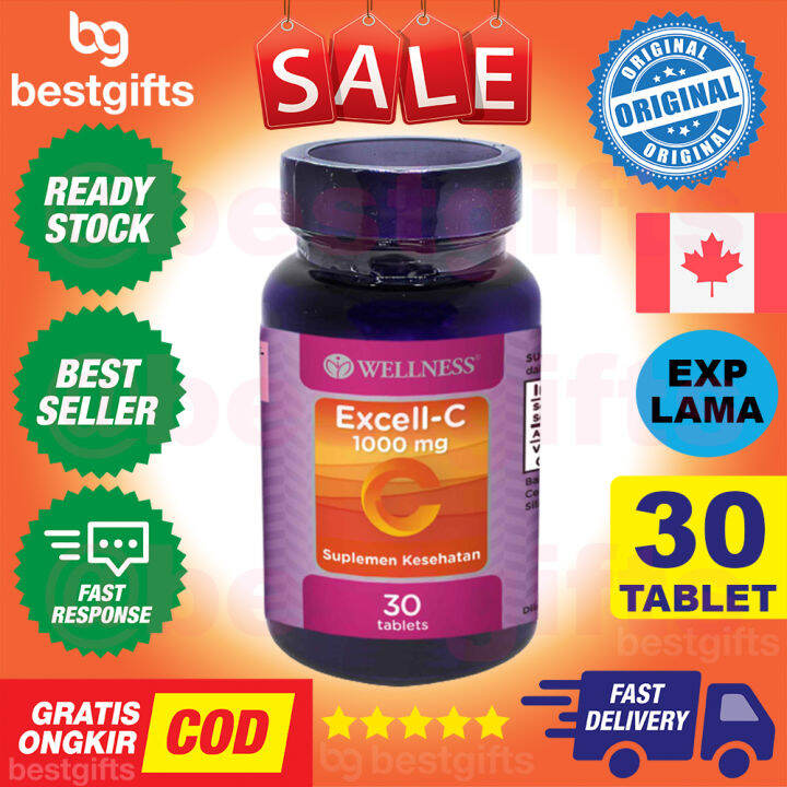 WELLNESS EXCELL C 1000 MG EXCEL VITAMIN C 1000MG ANTIOKSIDAN DAYA TAHAN ...