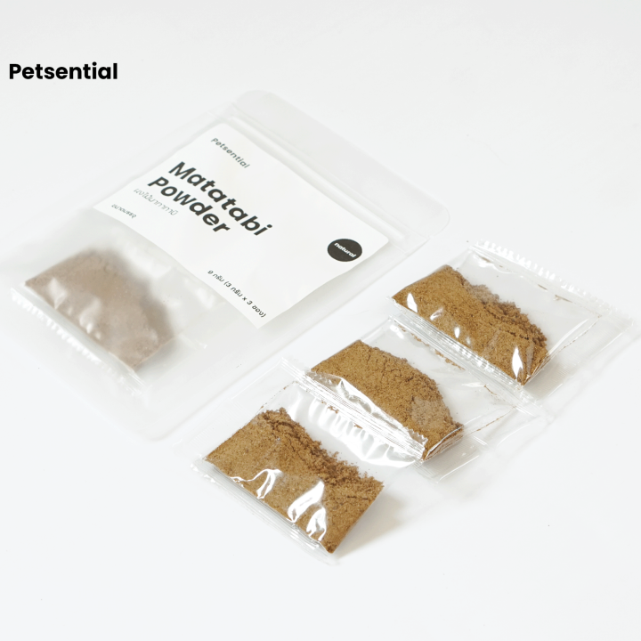 Petsential Matatabi powder ผงสมุนไพร มาทาทาบิ ปริมาณ 15 กรัม ( 5 กรัม 3 ...