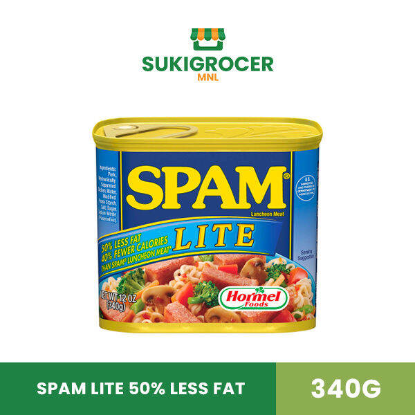 Spam Lite 50% Less Fat 340 grams | Lazada PH