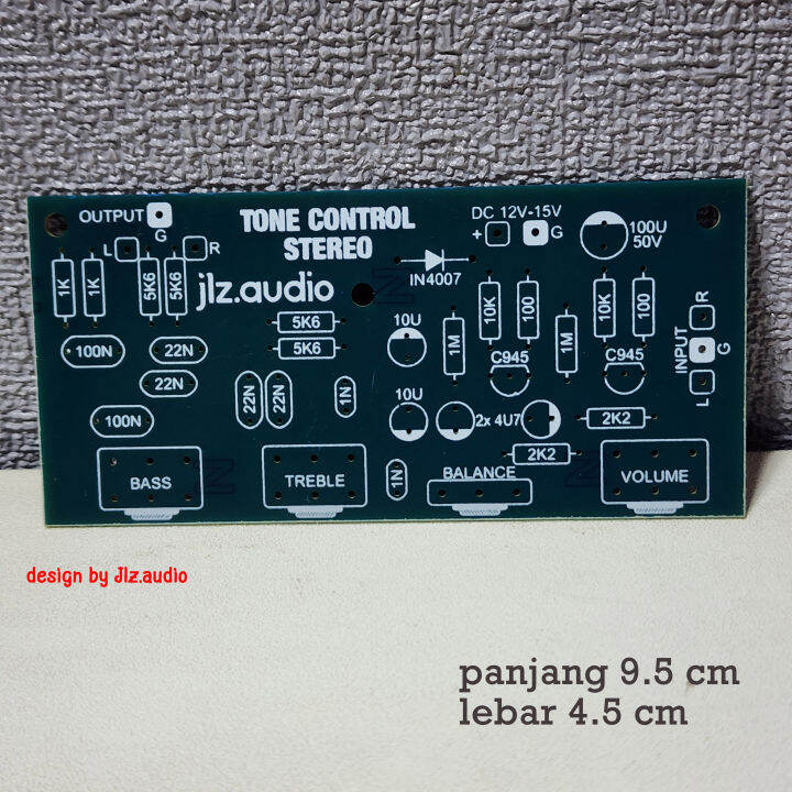 PCB TONE CONTROL STEREO AKTIF 4 POTENSIO | Lazada Indonesia