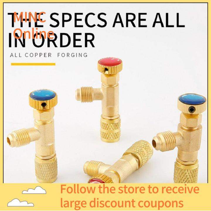MINC ONLINE Liquid Adapter 1/4" 5/16" Inch Thread Air conditioning ...