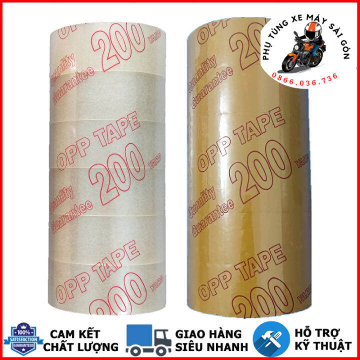 Băng keo băng dính trong /đục 4,8cm-200yard ( 2kg/cây 6 cuộn) loại tốt | Lazada.vn