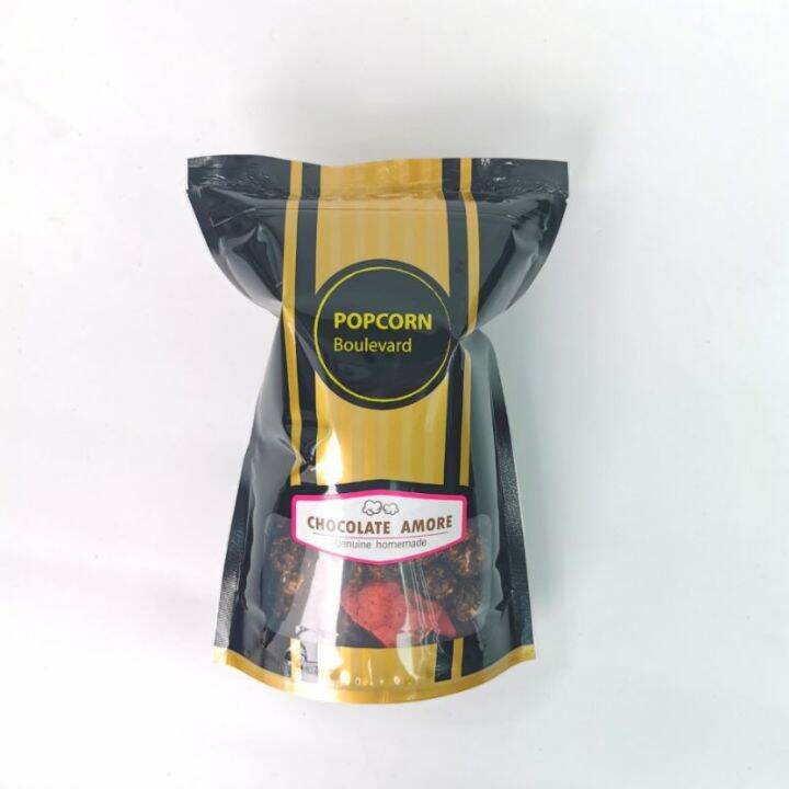 POPCORN Boulevard Chocolate Amore ป๊อปคอร์นรสดาร์กช็อกโกแลต + สตรอเบอร์ ...