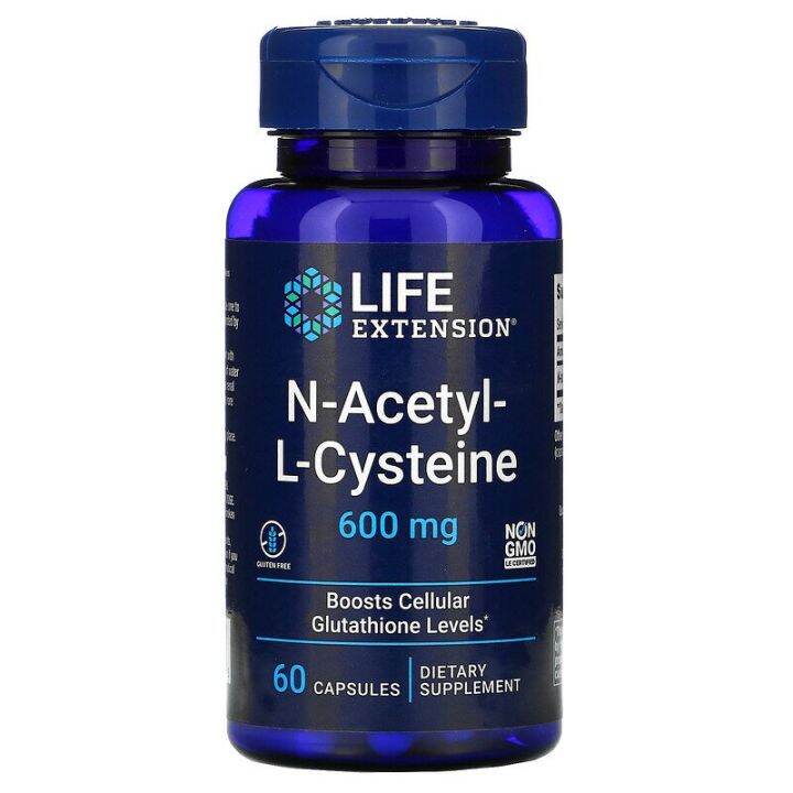 N-Acetyl-L-Cysteine, 600 mg, 60 Capsules | Lazada PH