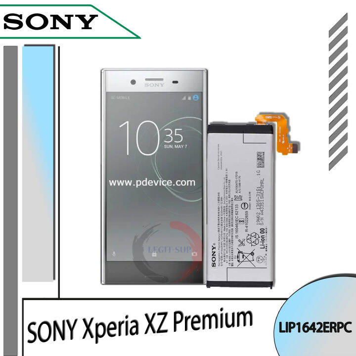 SONY Xperia XZ Premium Battery , G8142 XZP , Model: LIP1642ERPC (3230mAh) Original Equipment ...