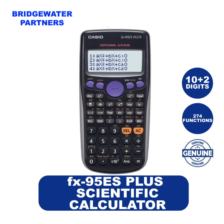 Casio FX-95ES Plus Scientific Calculator | Lazada PH