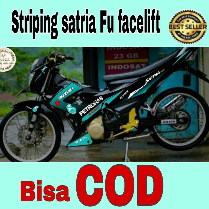 Striping Satria Fu Facelift Stiker Satria F 150 2013 2014 2015 Sticker ...
