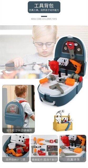 Construction Tool Box Backpack Play Set Toy Toolbox Toys | Lazada PH