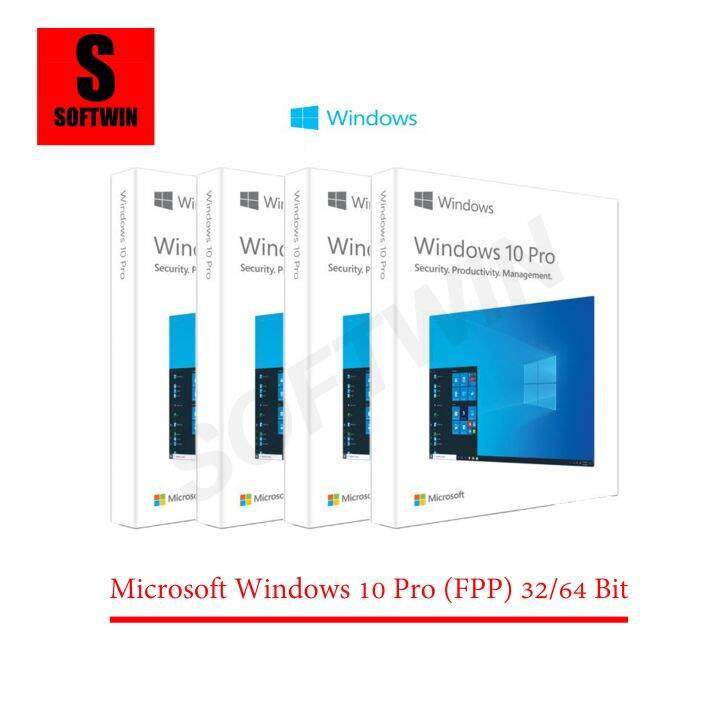 Windows 10 Pro (FPP) 32/64Bit HAV : 00060 ย้ายเครื่องได้ พร้อมส่ง 24 ...