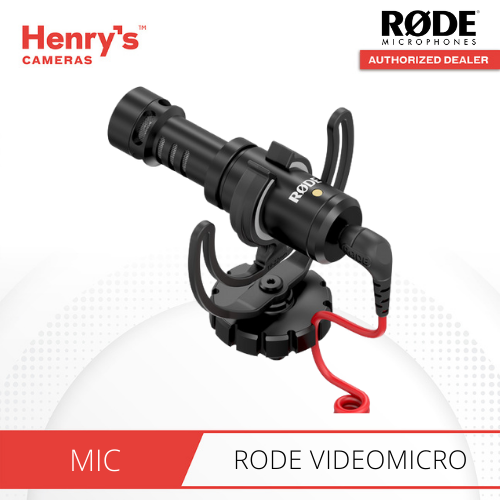 RODE VIDEO MICRO COMPACT ON-CAMERA MICROPHONE - HENRY'S CAMERAS | Lazada PH