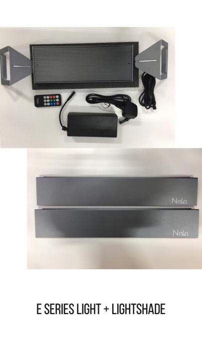 NALA E600 led light full RGB with CONTROLLER + LIGHT SHADE (60CM) fish ...