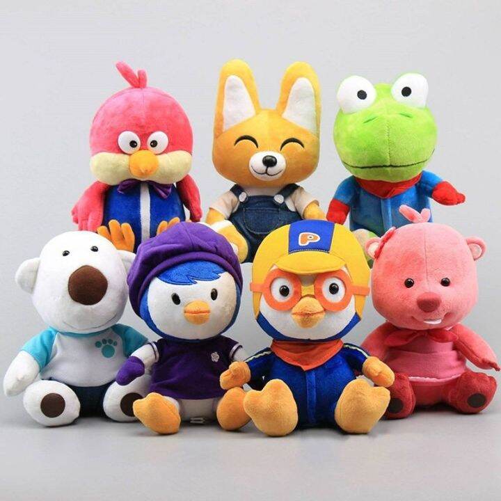 Korea Cartoon Pororo Little Penguin Petty Eddy Crong Loopy Poby Plush ...