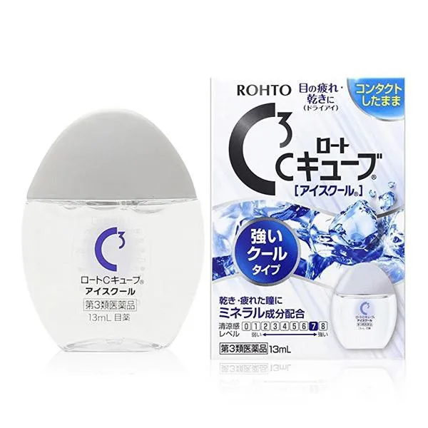Rohto C3 Ice Cool Medicated Eye Drop for Contact Lens LEVEL 7 | Lazada PH