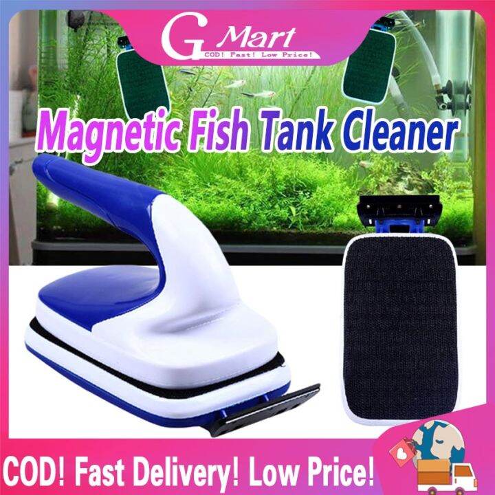 Aquarium Magnetic Brush Aquarium Fish Tank Glass Algae Scraper Cleaner ...