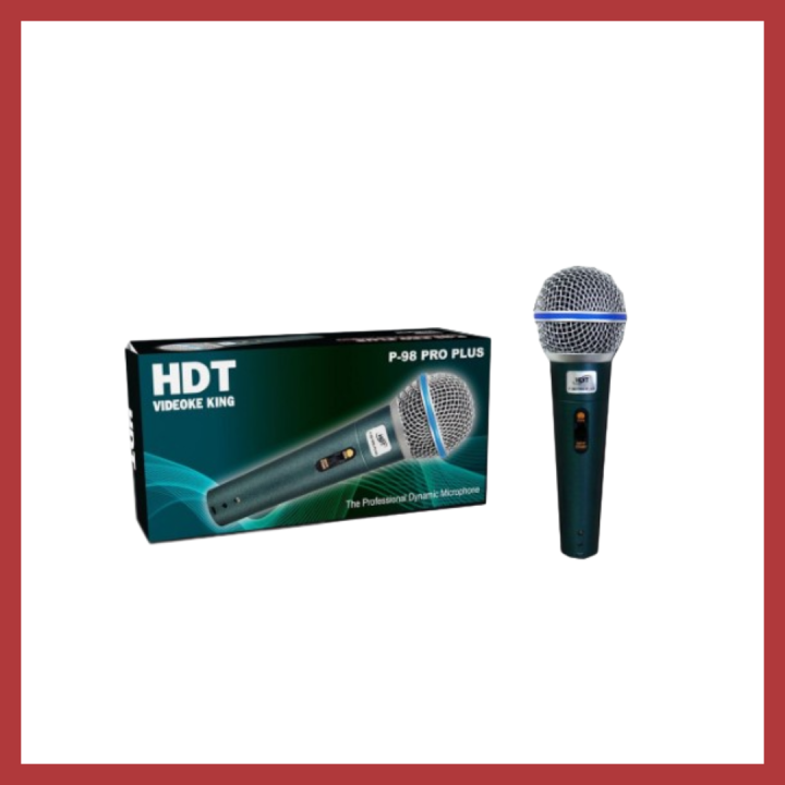 HDT VIDEOKE KING P-98 PRO PLUS Bouncing mesh Microphone | Lazada PH