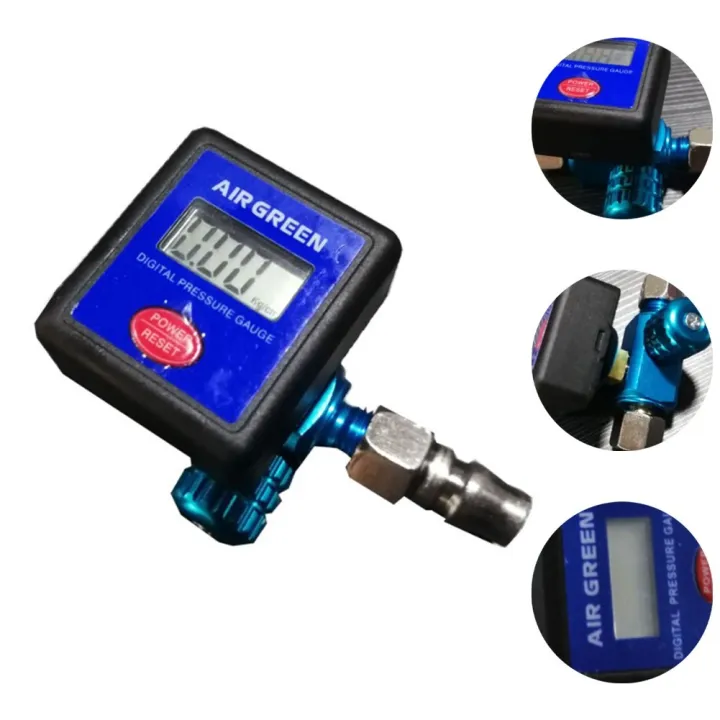 Durable Digital Air Regulator Digital Pressure Gauge For Spray LCD ...
