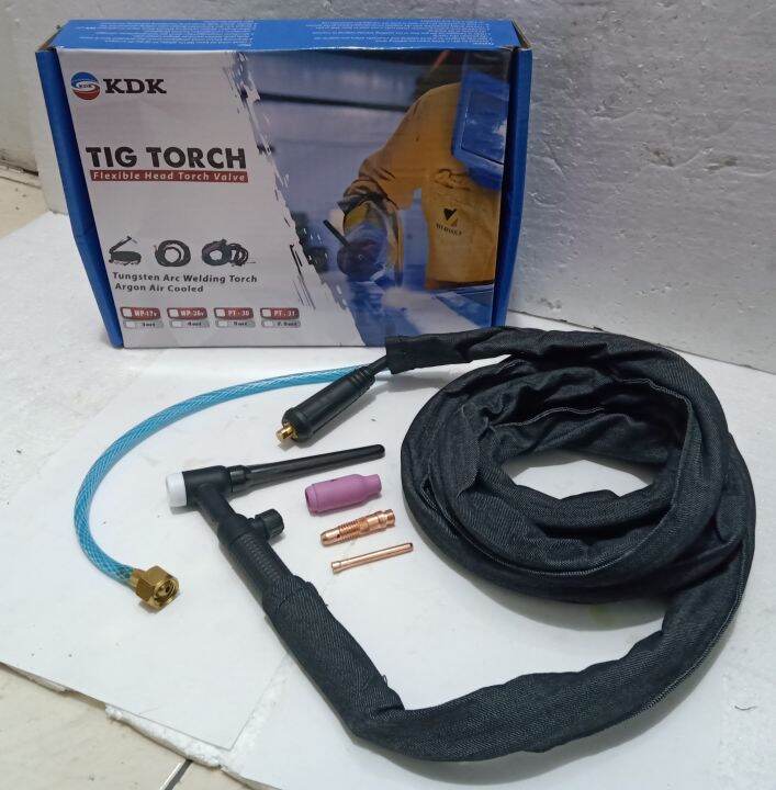 KDK 4 Meter Single duty Stang Kabel Selang Las Argon Tig Torch Welder ...