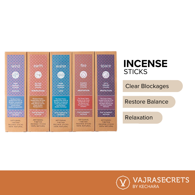 Five Element Incense Sticks Collection 20's - Relaxing and Stress ...