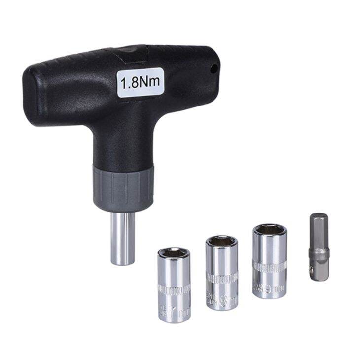 Professional T-Handle Preset Torque Wrench Set 1.8Nm/2.5Nm Compatible with Standard 1/4" Hex ...
