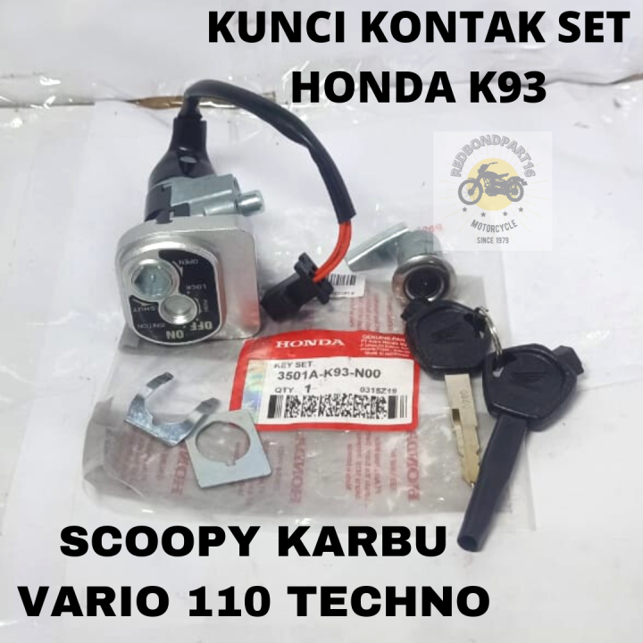 kunci kontak keyset full jok motor honda vario 110 techno scoopy karbu ...