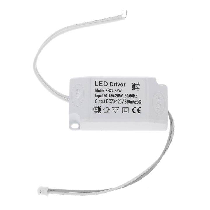 220V LED Constant Current Driver 24 36W Power Supply Output External ...