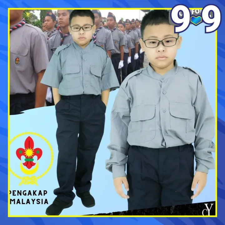 CY 1903 UNIFORM SCOUT / Pakaian Seragam Kadet Pengakap /Baju PERSATUAN PENGAKAP | Lazada
