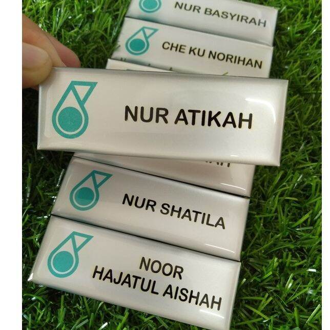 NAME TAG EPOXY ACRYLIC PETRONAS (75x25MM) | Lazada