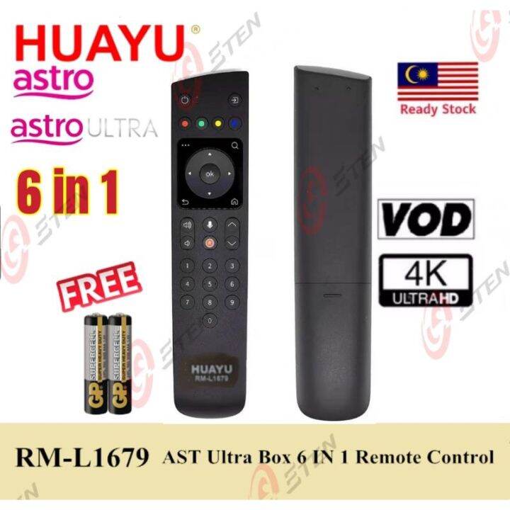 Astro ULTRA BOX 6 IN 1 REPLACEMENT REMOTE CONTROL ( NEW ASTRO REMOTE ...