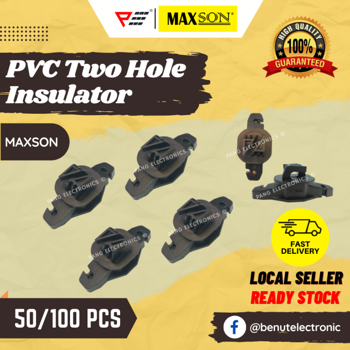 Maxson PVC Two Hole Insulator Claw Insulators Electric Fence Insulator ...