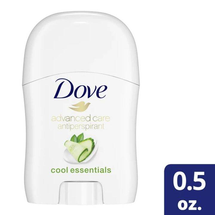 Dove Advanced Care Travel Sized Antiperspirant Deodorant Stick Cool Essentials, 0.5 Oz. (โดฟโร ...
