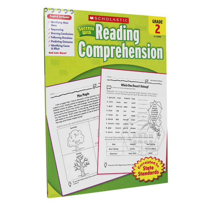 Scholastic Success with Reading Comprehension Grade 2 | Lazada PH
