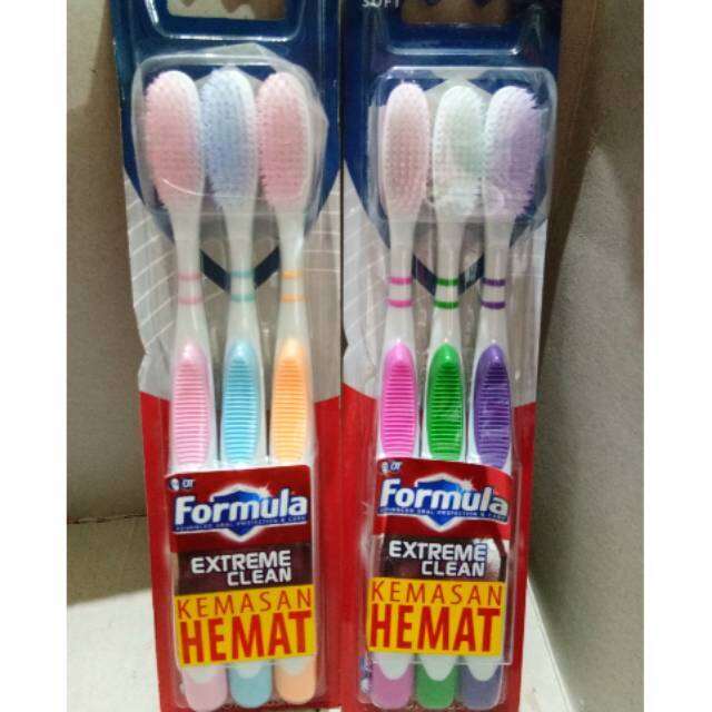 Sikat gigi formula extreme clean isi 1/3 | Lazada Indonesia