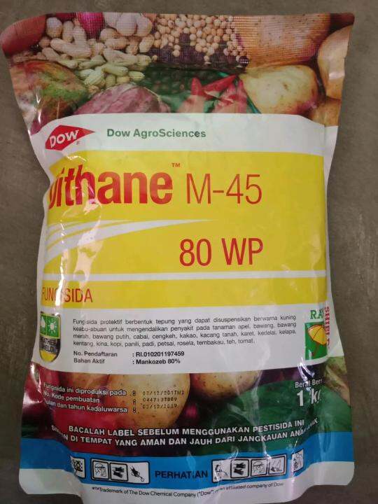 Dithane M-45 80WP 1 Kg Fungisida Busuk Batang Busuk Akar dan Bercak ...