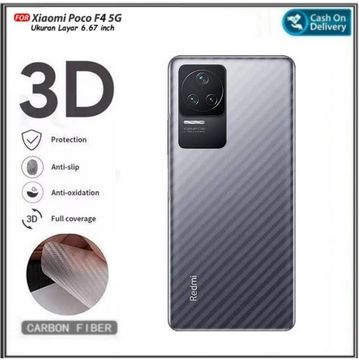 Sticker Skin Carbon Xiaomi Poco F4 5G - Back Skin Carbon 3D Garskin ...