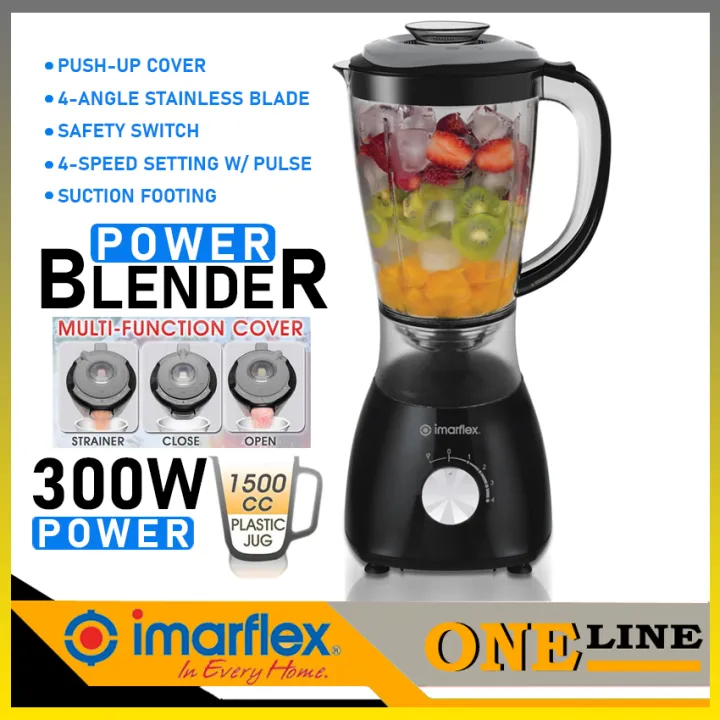 Oneline Imarflex IB-300P 1500CC 300wATTS 1.0L Power Blender | Lazada PH